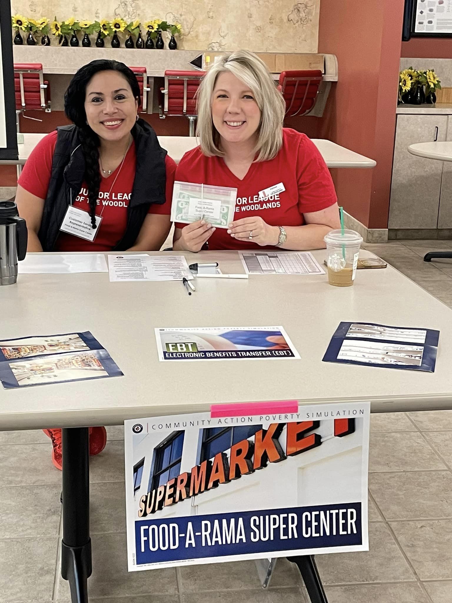 Community Action Poverty Simulation - Junior League of The Woodlands, TX